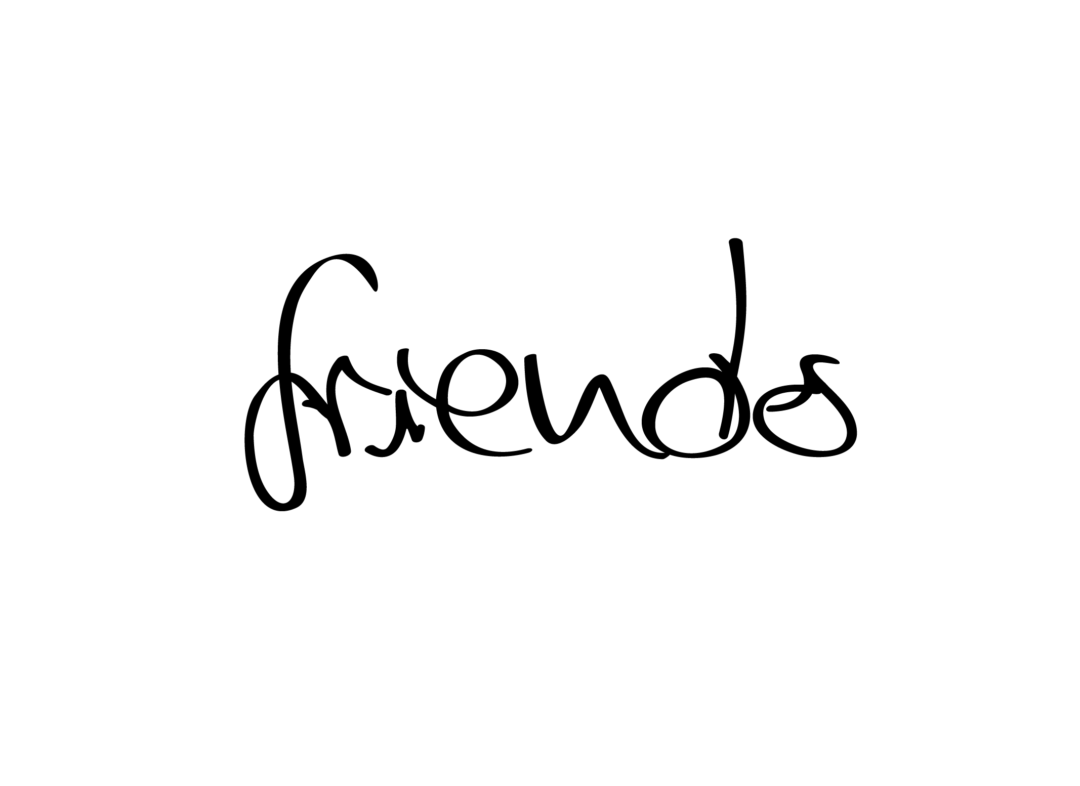 Friends - Shaped Fonts